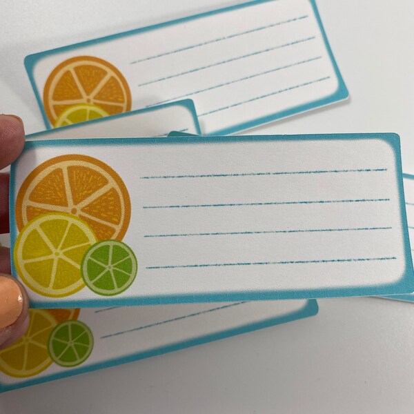 Citrus Label - Etsy