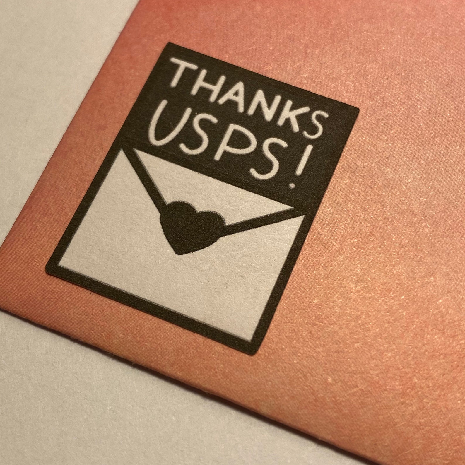 Thanks USPS Stickers Cute Penpal Stickers Envelope Seals | Etsy