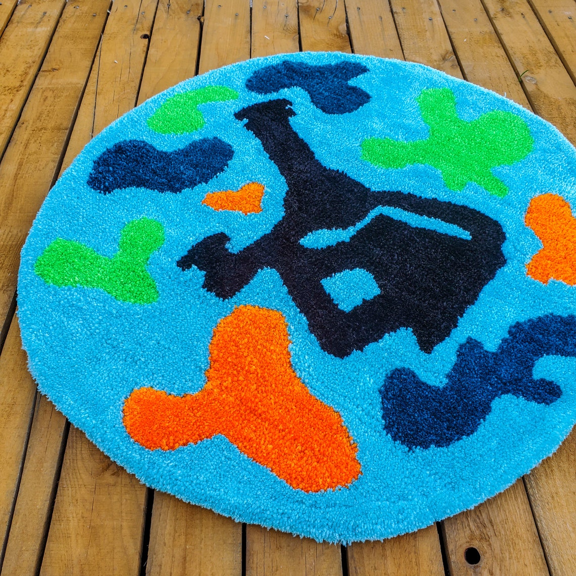 Red Tail Glass Collaboration Bong Dab Rig Stoner Shag Rug | Etsy