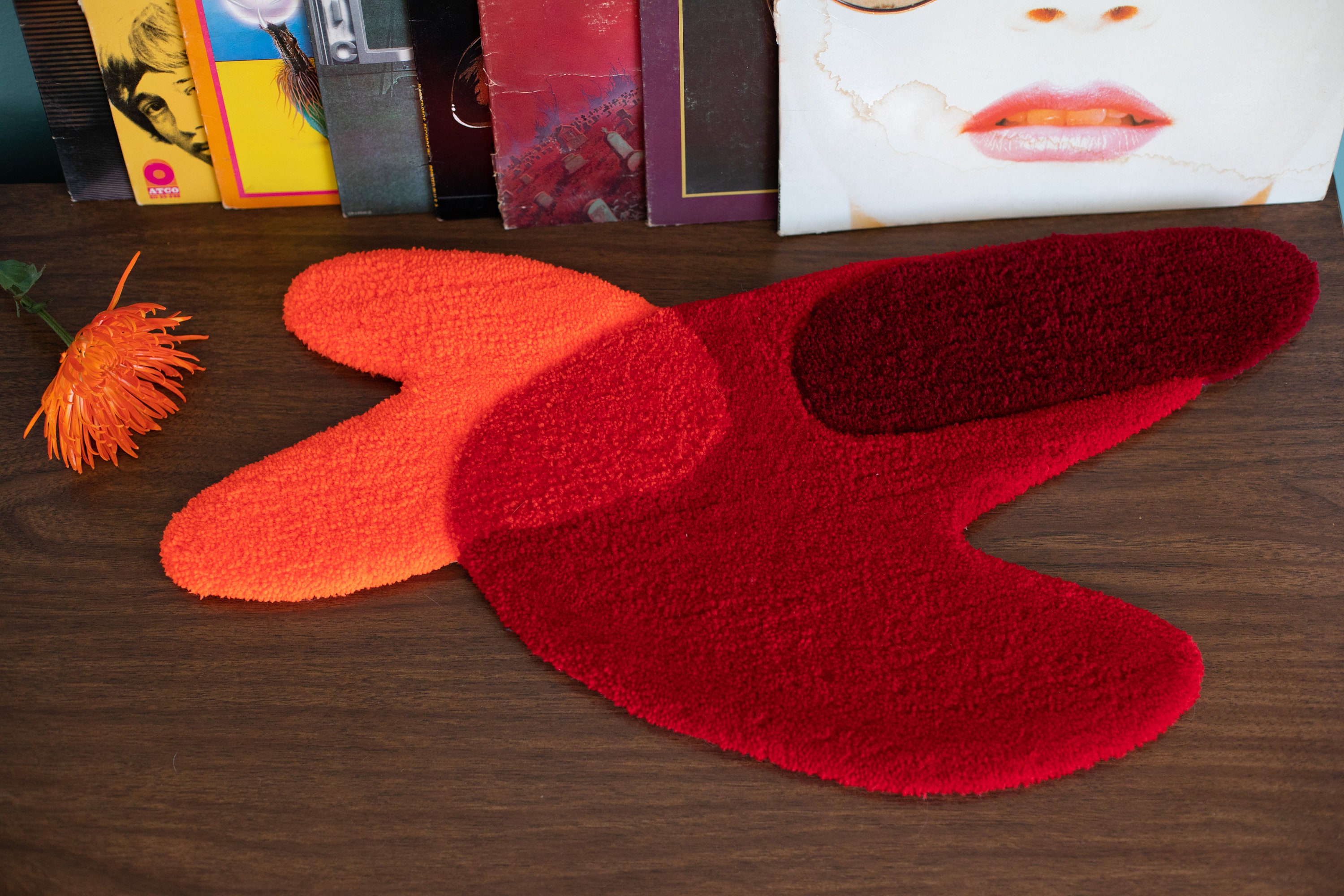 Fire Child Retro Kidney Rug - Etsy