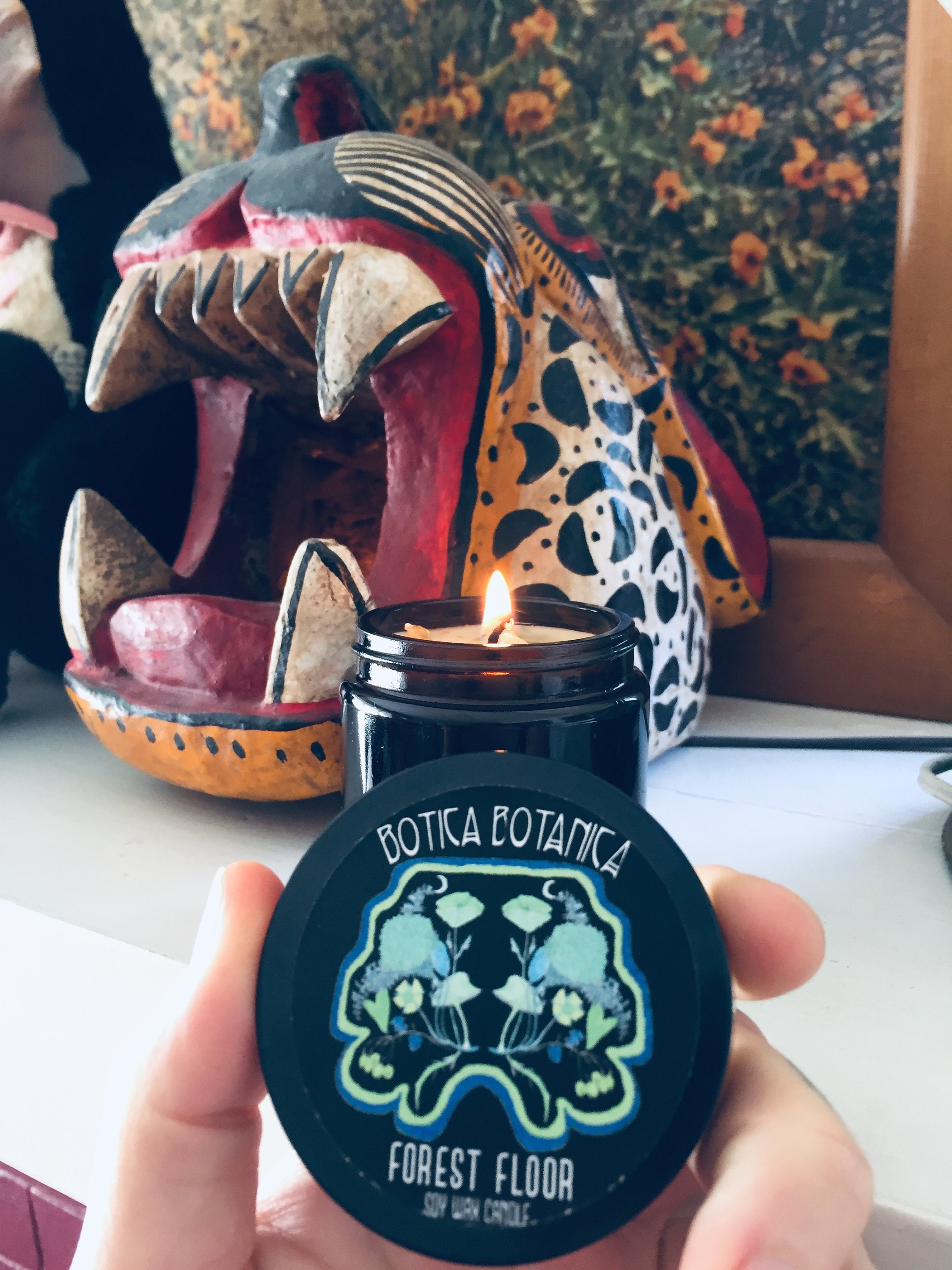 Botanical Candle >> Forest Floor >> 100% Soy Wax Infused with Essential ...