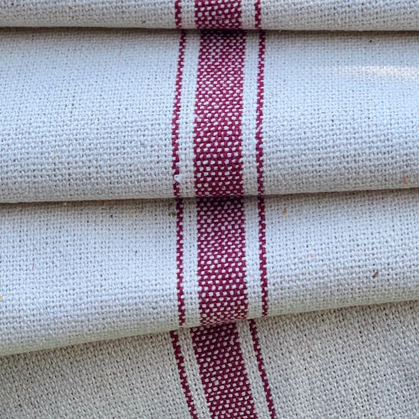 Grain Sack Fabric by the Yard - Etsy