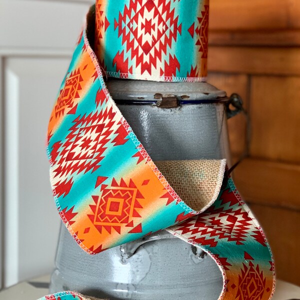 Wired Ribbon Native American - Etsy