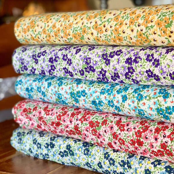 Calico Fabric - Etsy