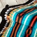 Native American Style Fleece Blanket Throw - Southwest Blanket -western ...
