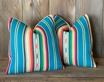 Mexican Blanket Pillow Cover - Etsy
