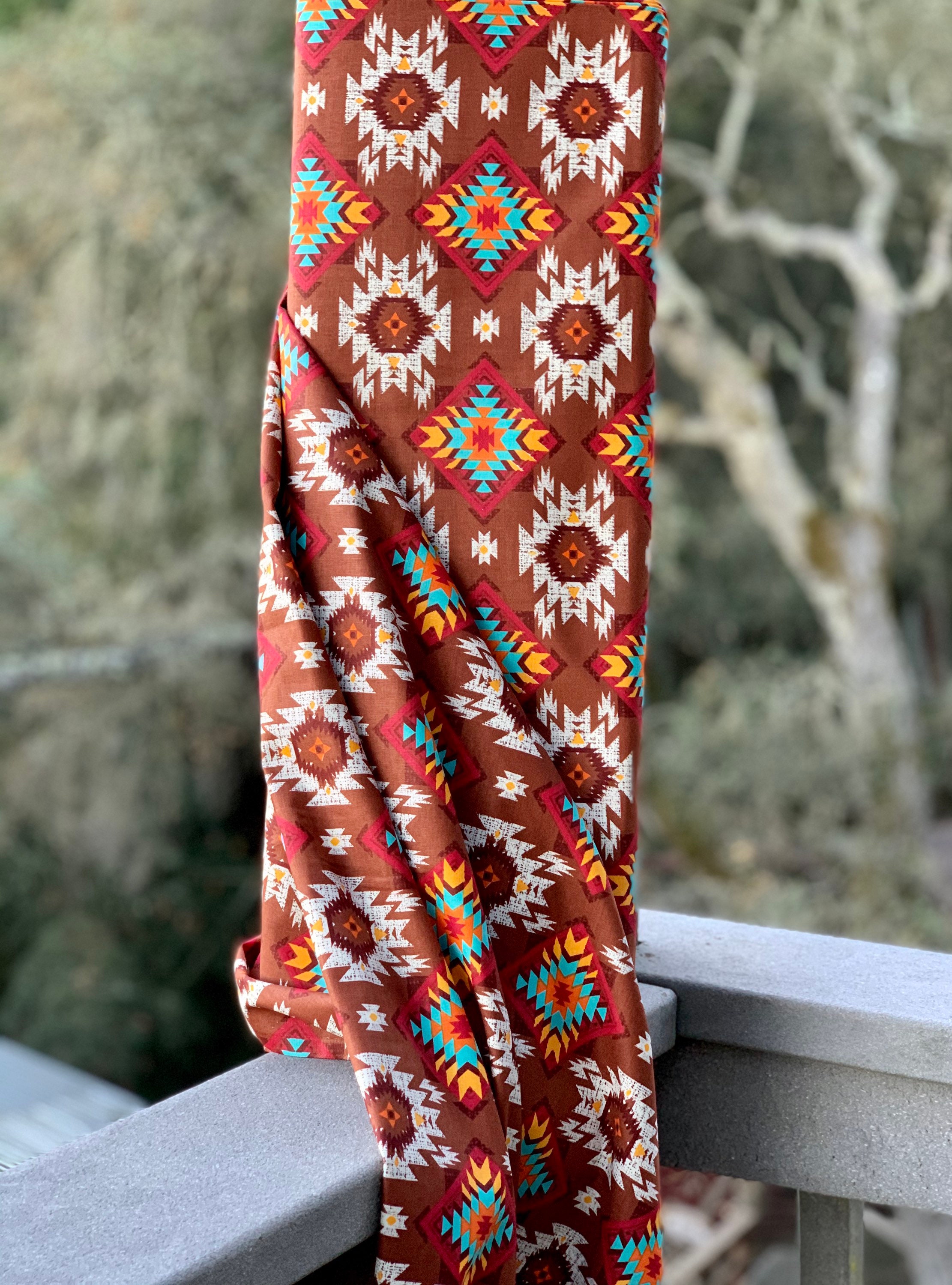Native Inspired Fabric Native American Style Fabric Tribal - Etsy