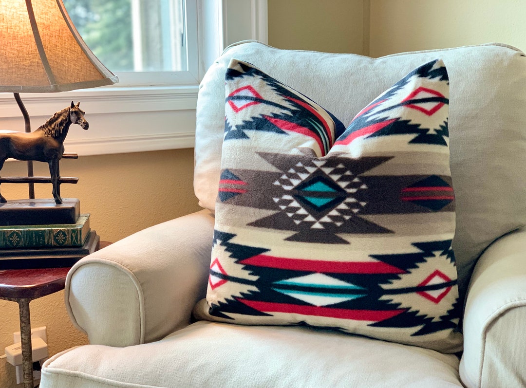 Southwest Pillow - Native American Print Pillow - Tribal Pillow ...