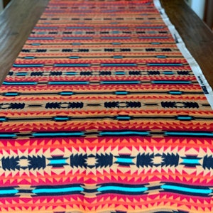 Fleece Fabric by the Yard - Native American Inspired Pattern - Anti ...