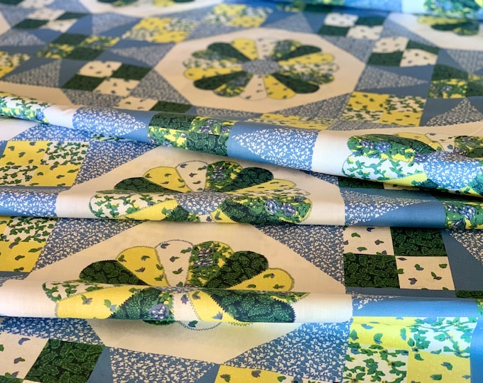 Cheater Quilt Top - 90” Wide Log Cabin Wide Back - 100% Cotton - by the ...