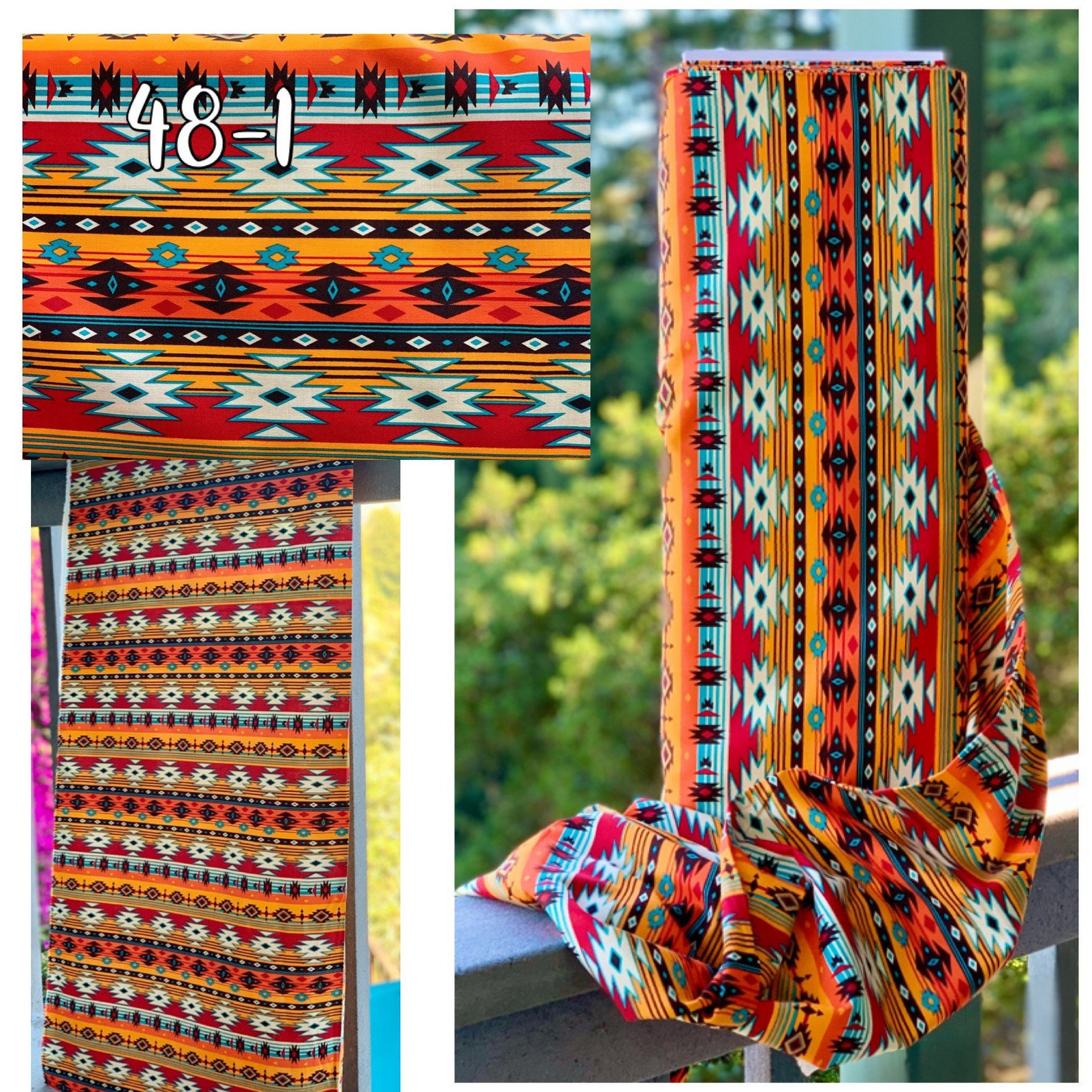 Native Inspired Fabric Native American Style Fabric Tribal - Etsy