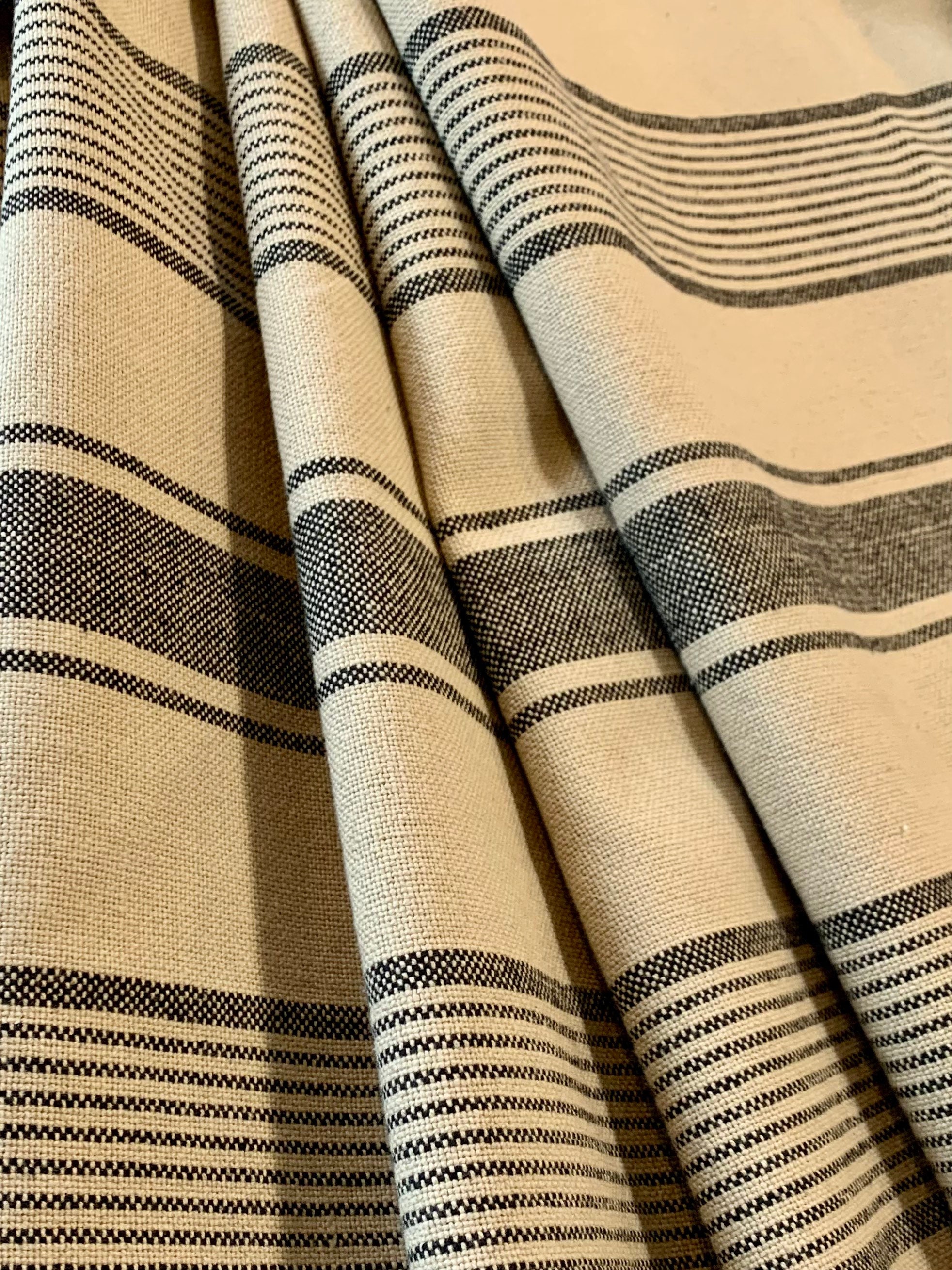 Grain Sack Fabric Feed Sack Fabric Ticking Fabric Our - Etsy