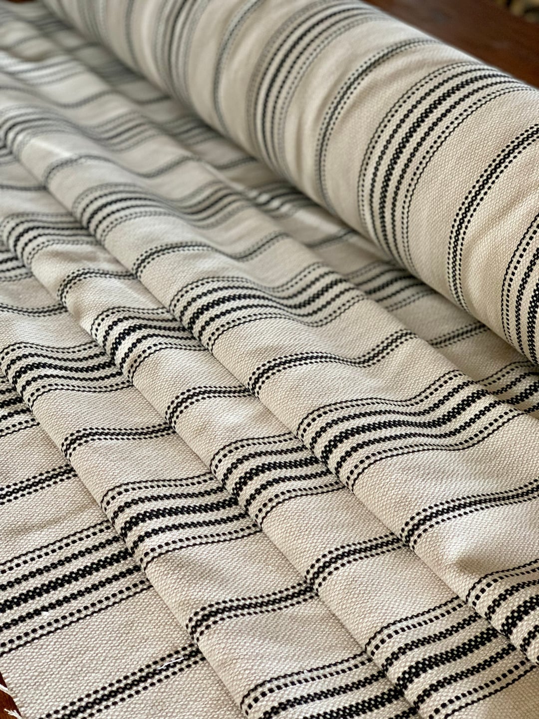 Grain Sack Fabric - Feed Sack Fabric - Upholstery Fabric - Ticking ...