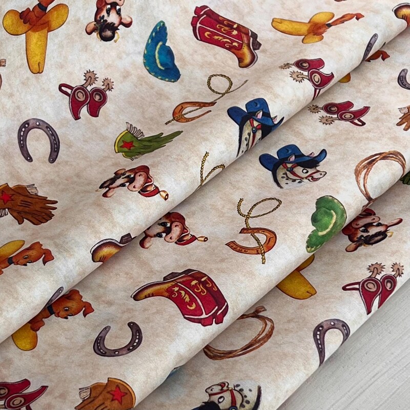 Cowboy Fabric - Etsy