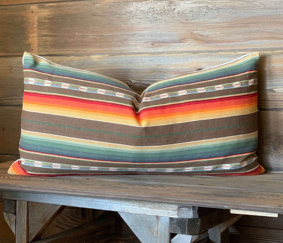Southwest Pillow - Serape Pillow - Saddle Blanket Pillow - Native ...