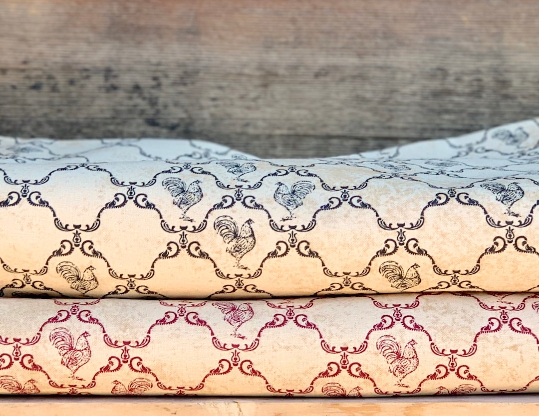 Limited Edition Fabric - Hen - Chicken - Farm Animal Print Fabric - 100 ...