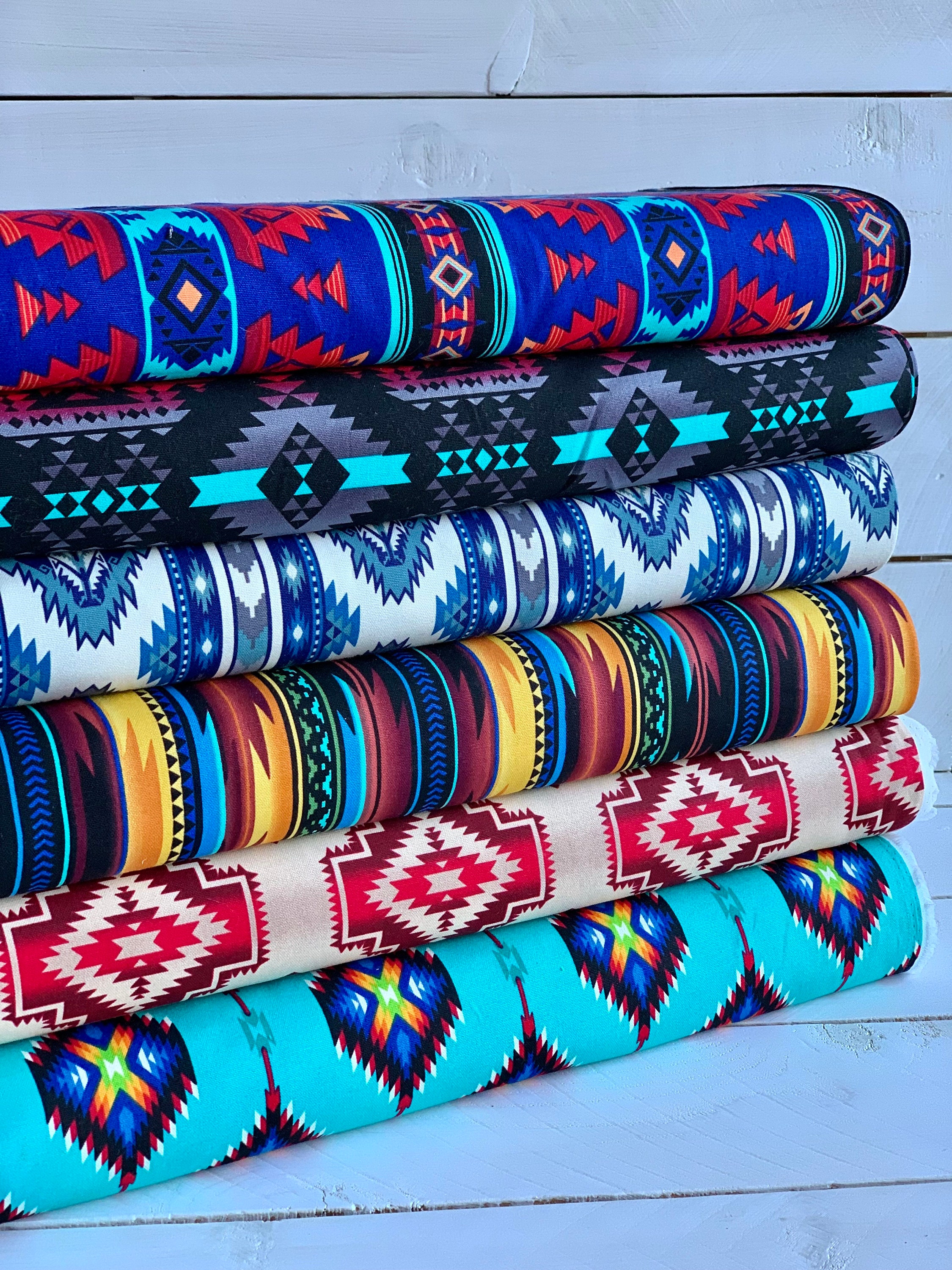 Canvas Fabric - Medium Weight - Spirit Trail Collection - Windham ...