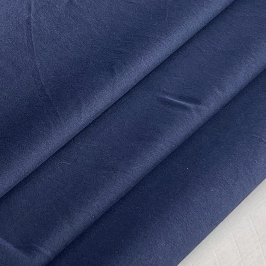 Homespun Solid Navy Blue Fabric - Woven, Doubled Sided ,available in ...