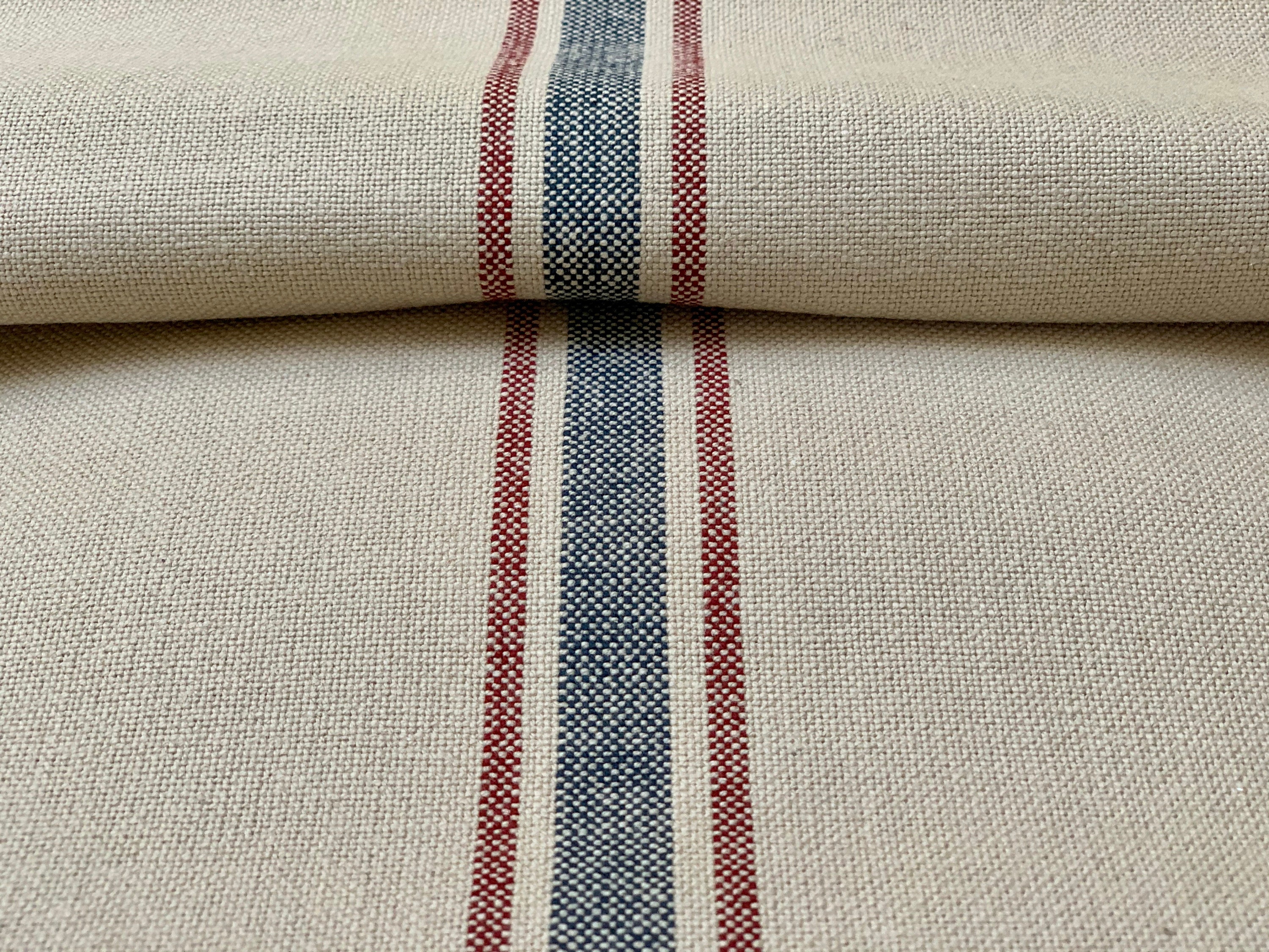 Grain Sack Fabric by the Yard Ticking Fabric French - Etsy