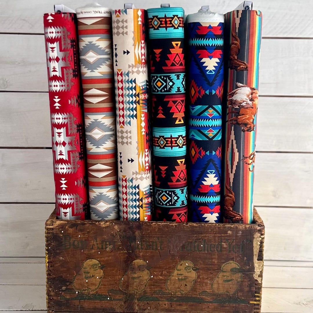 Canvas Fabric - Medium Weight - Spirit Trail Collection - Windham ...