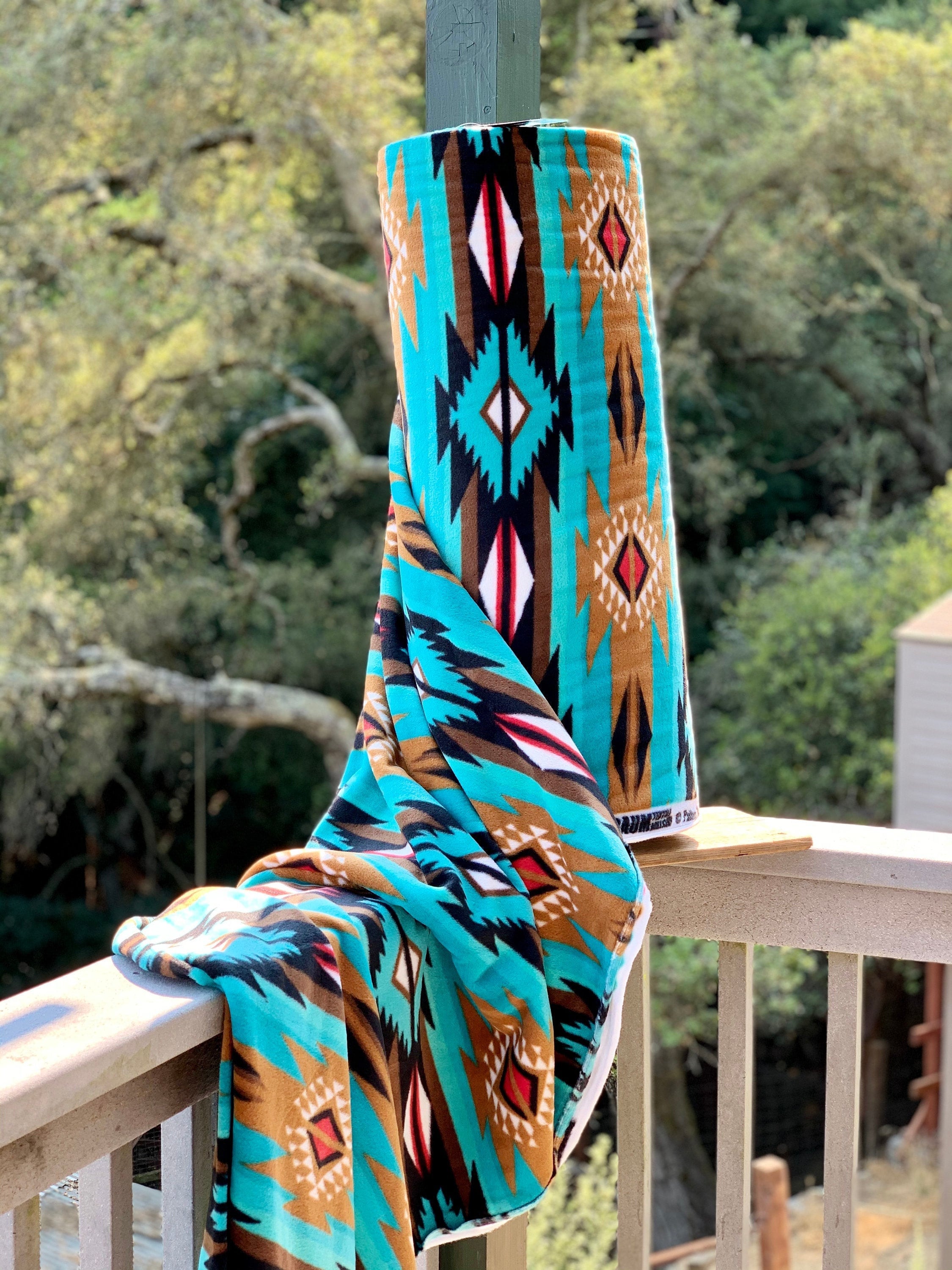 Native American Fleece Fabric Etsy