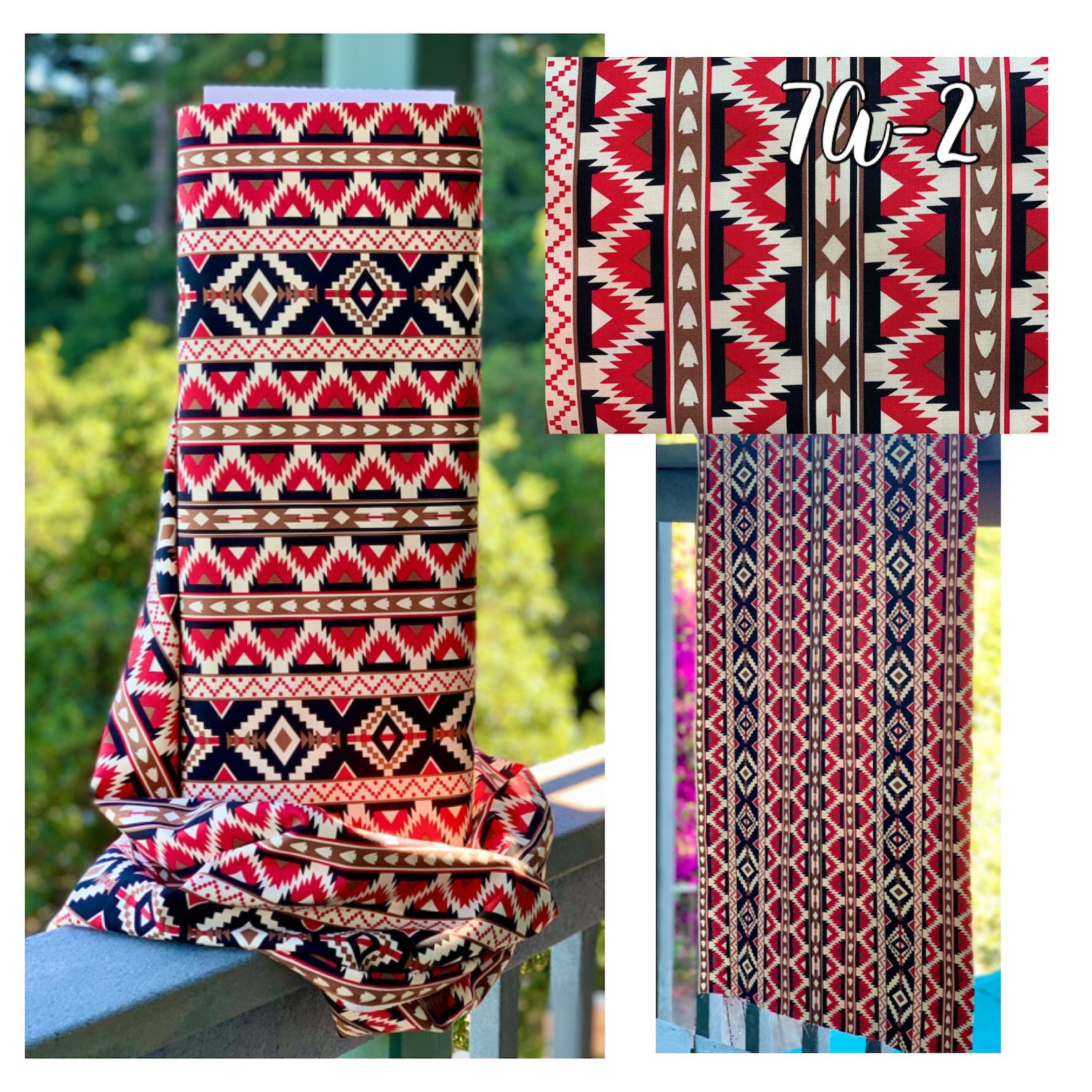 Native Inspired Fabric Native American Style Fabric Tribal - Etsy