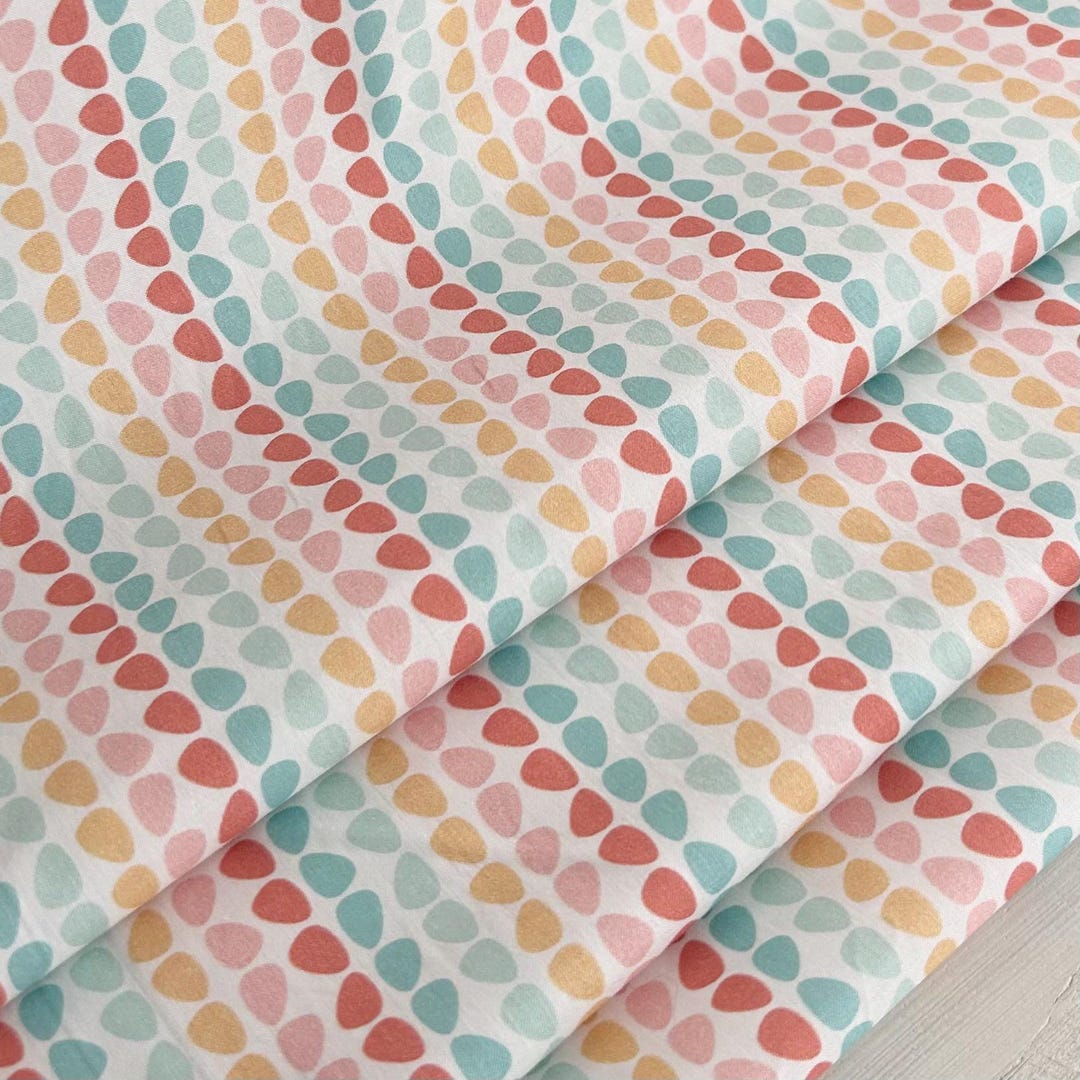 Easter Bunny Hop by Paint Brush Studio Fabrics - Egg Stripes Multi 120 ...