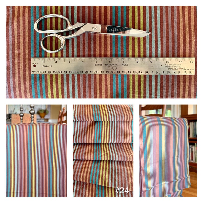 Striped Boho Serape Style Homespun Fabric - 100% Cotton - 44” Wide ...