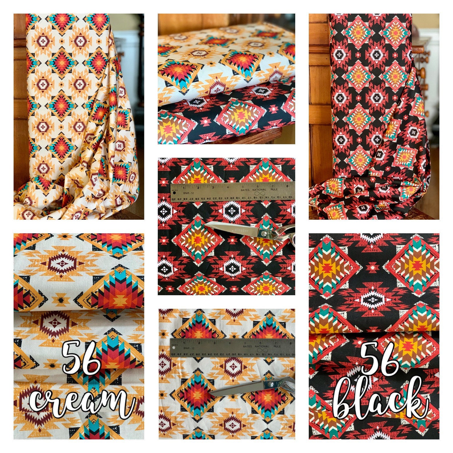 Native Inspired Fabric Native American Style Fabric Tribal - Etsy