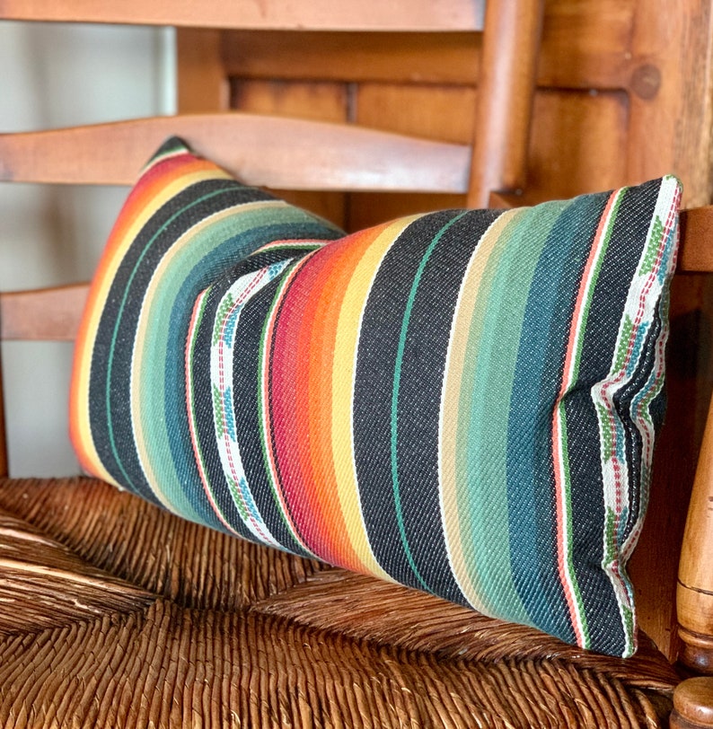 Southwest Pillow - Serape Pillow - Saddle Blanket Pillow - Native ...