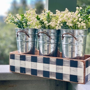 Tall Galvanized Metal Pail - for Our Wood Storage Boxes - Perfect for ...