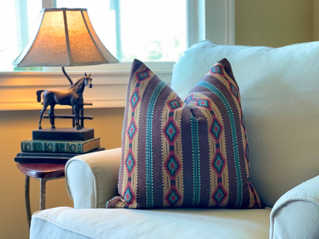 Southwest Pillow - Serape Pillow - Saddle Blanket Pillow - Native ...