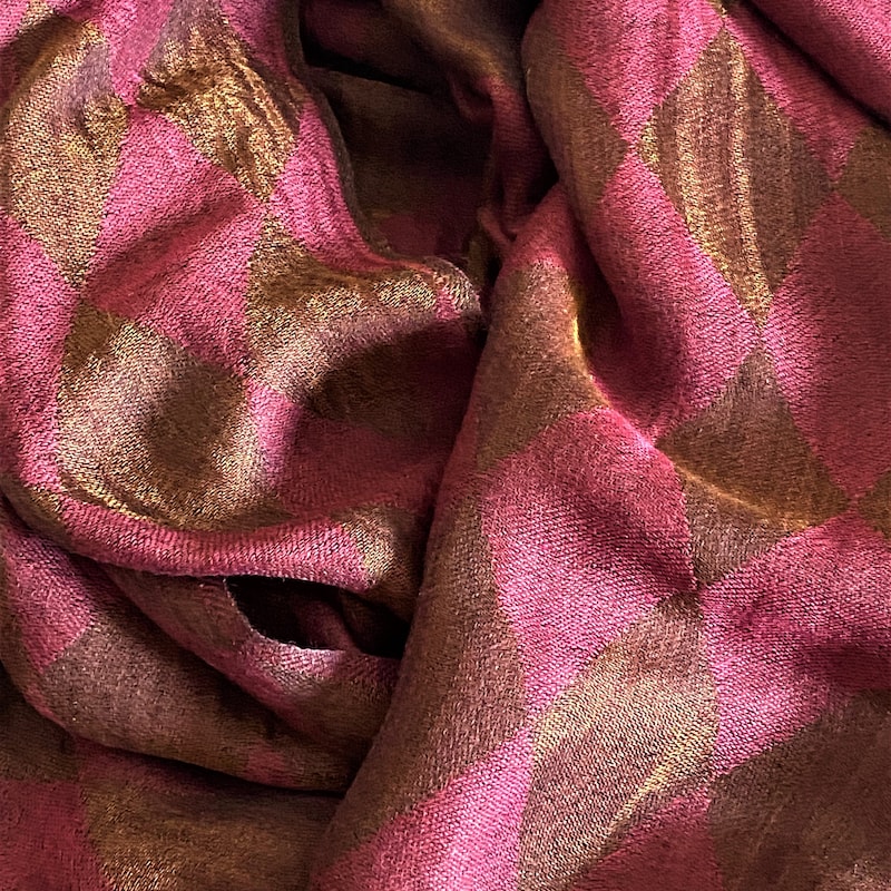 Pink Shawl - Etsy