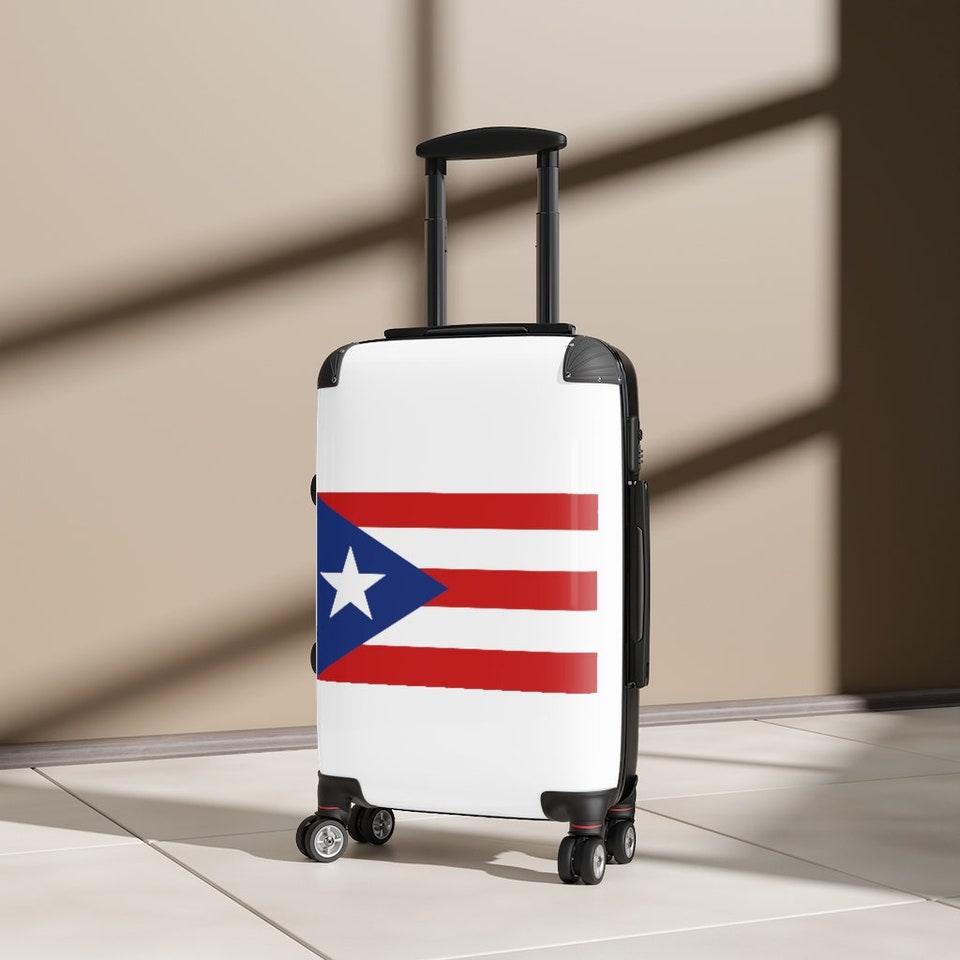 Puerto Rico Flag Suitcase Designed & Sold By IrenDasilva Msn Rn