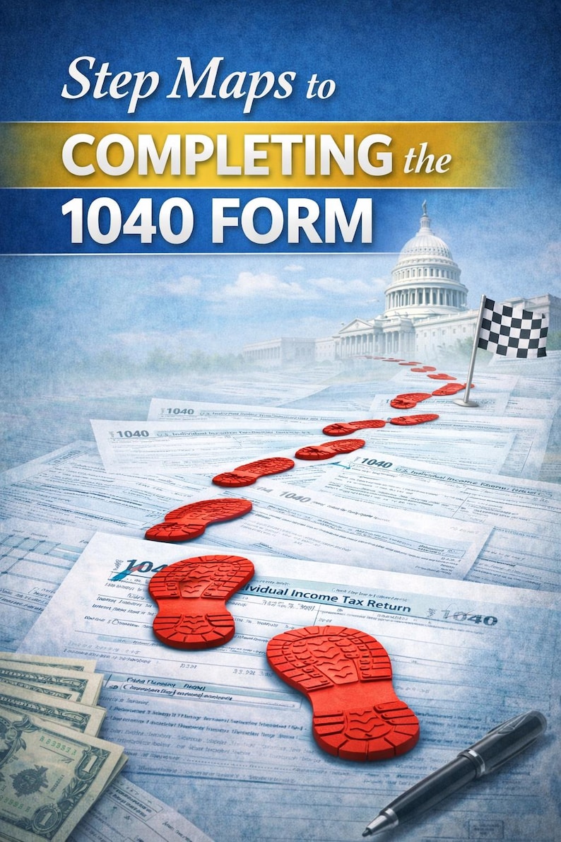 Completing the Form 1040 (tax Business Guide) - Etsy