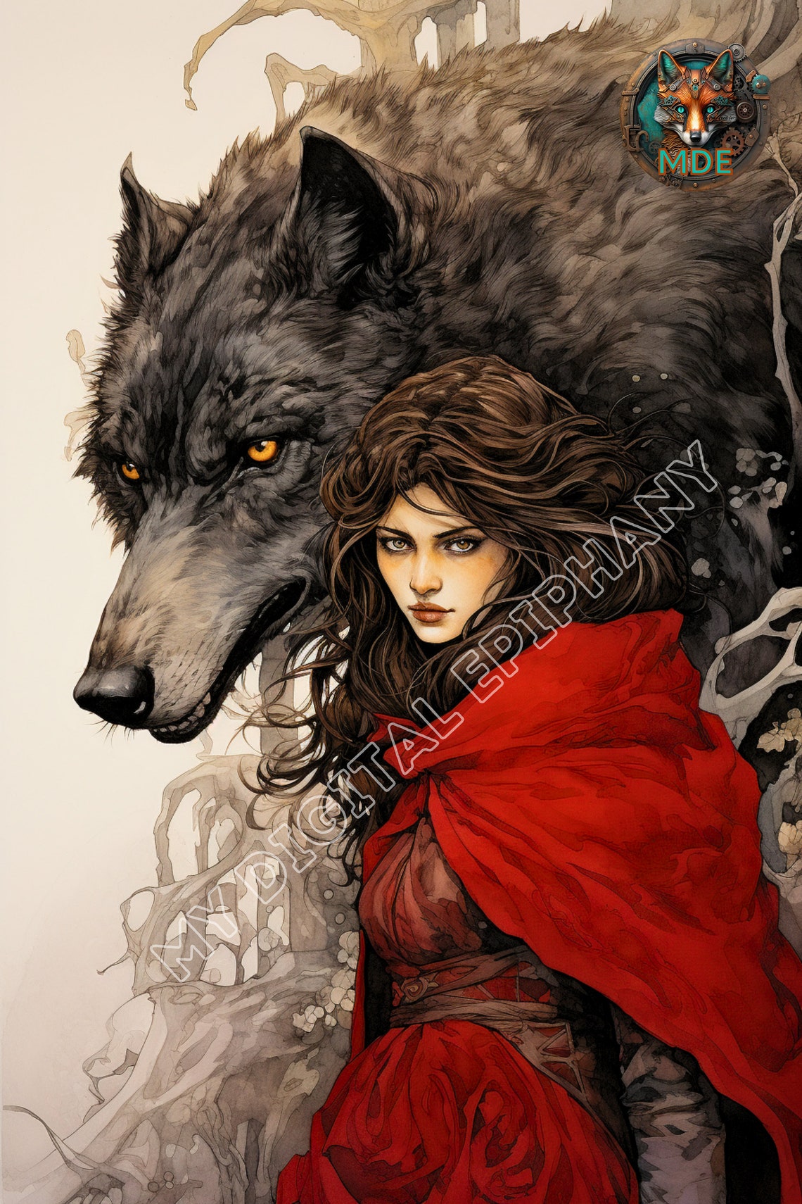 Printable Wall Art, Digital Download, Folklore Art. A Piece From a ...