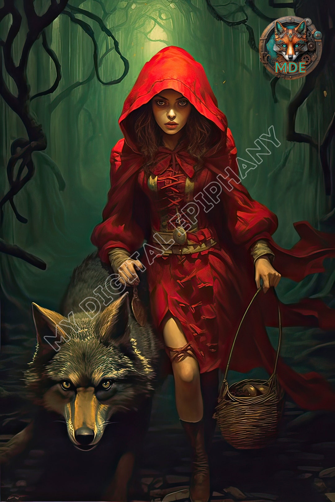 Printable Wall Art, Digital Download, Folklore Art. A Piece From a ...