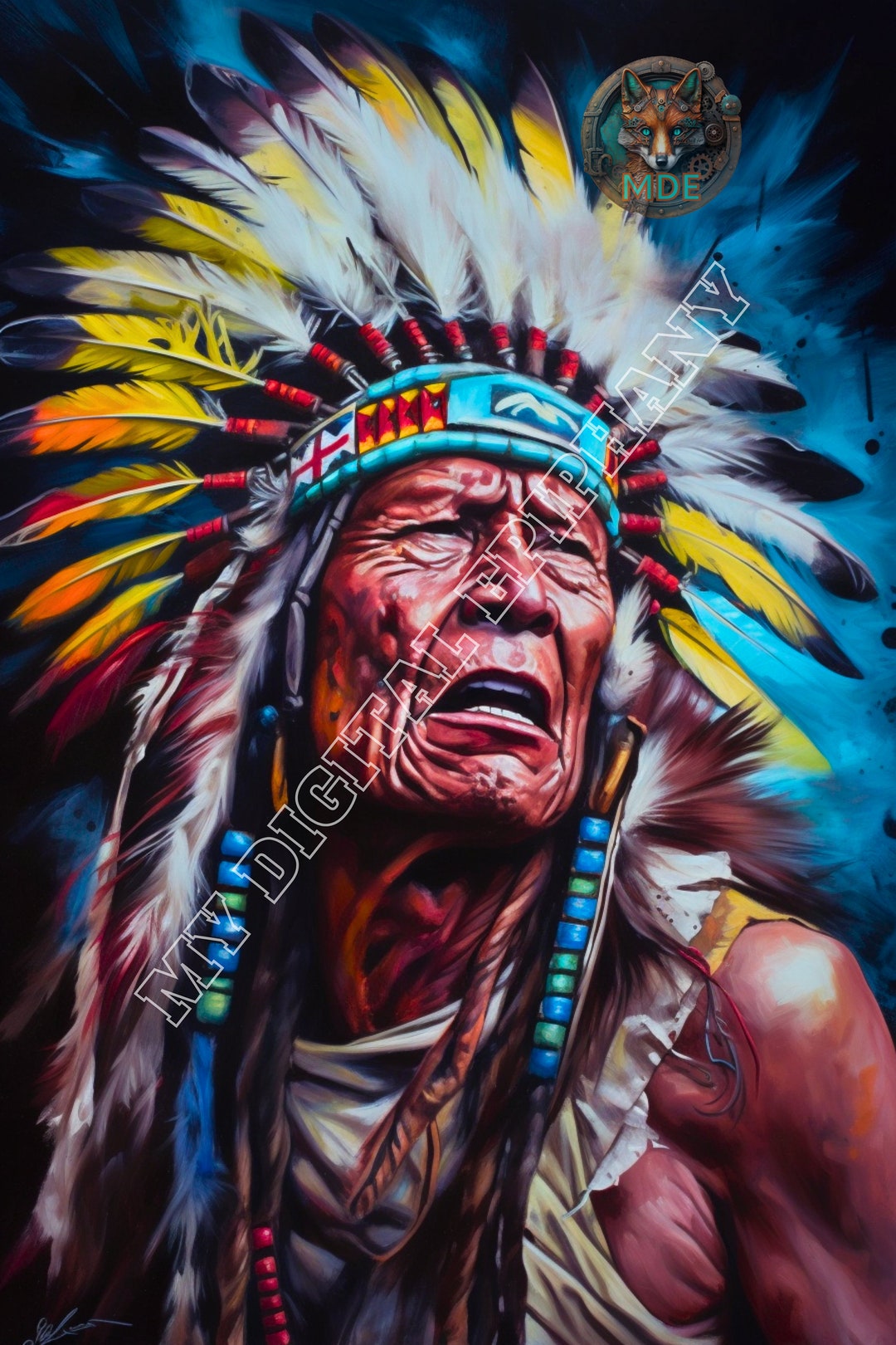 Printable Wall Art/digital Download From a Series Entitled "the Chiefs ...