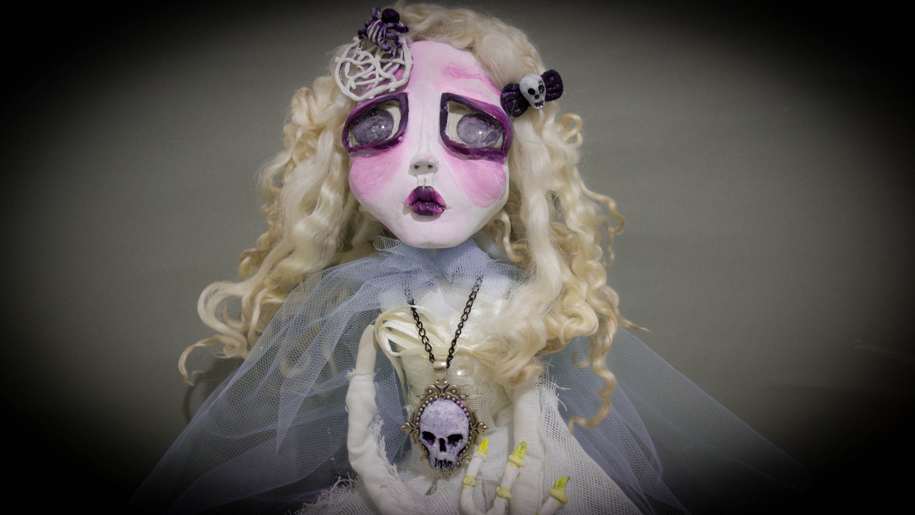 Collectible Goth Creepy Cute Handmade Female Figurative - Etsy