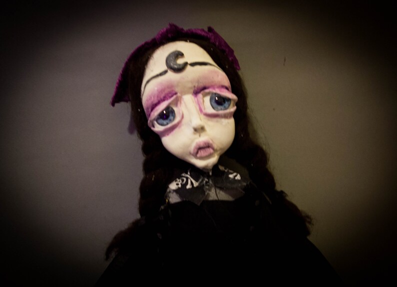 Collectible Goth Creepy Cute Handmade Female Figurative - Etsy