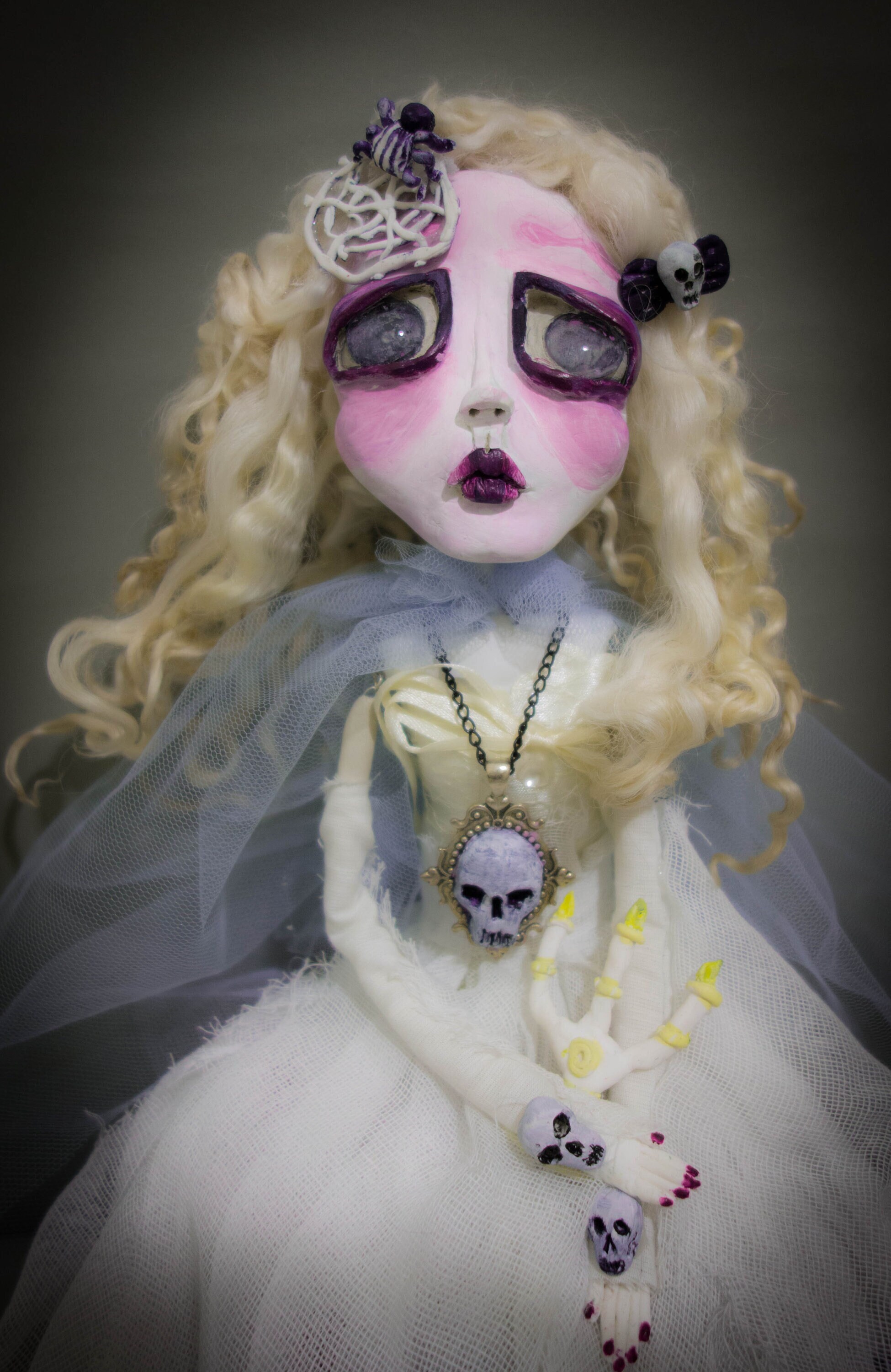 Collectible Goth Creepy Cute Handmade Female Figurative - Etsy