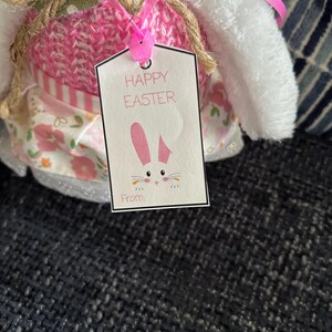 Happy Easter Gift Tag - Etsy