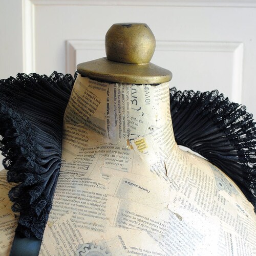 Black Elizabethan Collarrenaissance Standing Ruff Collar With | Etsy