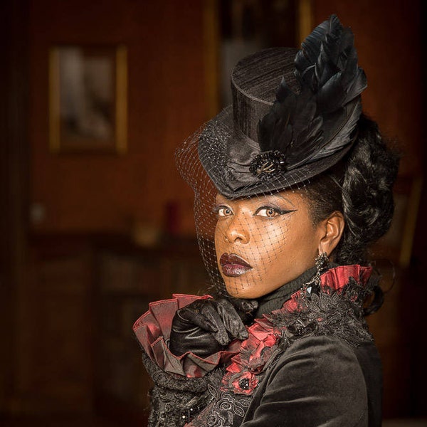 Womens Victorian Gothic Hat - Etsy