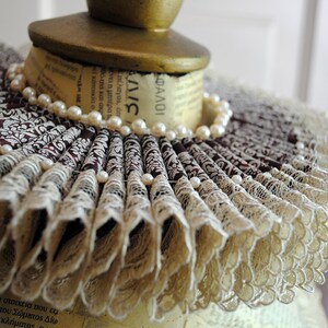 Historical Elizabethan Collar With Lace & Pearls,renaissance Costume ...