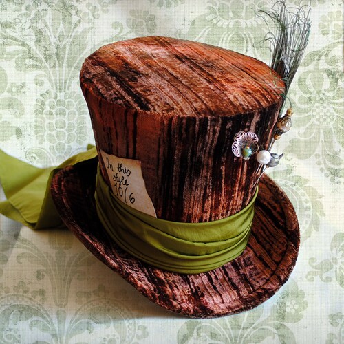Mad Hatter Top Hat - Etsy