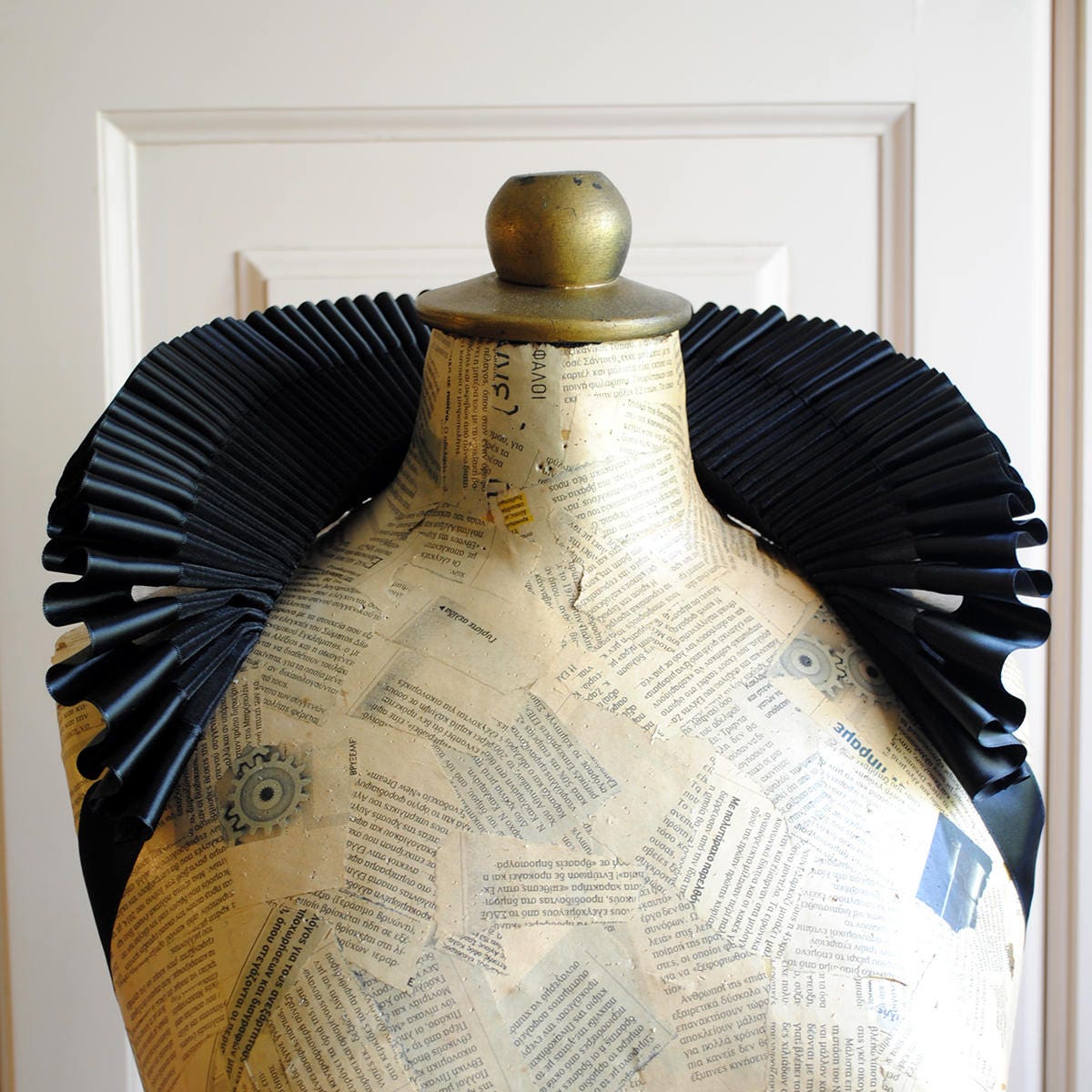 Black Elizabethan Standing Collar,renaissance Collar,elizabethan Ruff ...