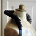 Black Elizabethan Collar,renaissance Standing Ruff Collar With Lace ...
