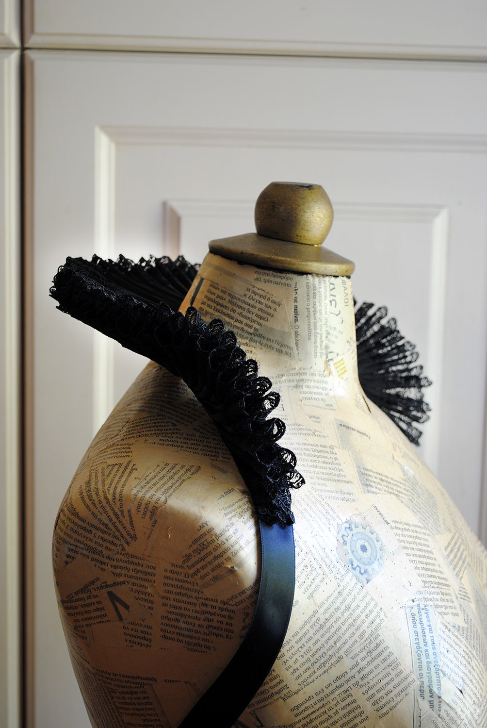 Black Elizabethan Collarrenaissance Standing Ruff Collar With | Etsy