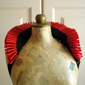 Halloween Vampire Costume Collar,black & Red Gothic Collar,evil Queen ...